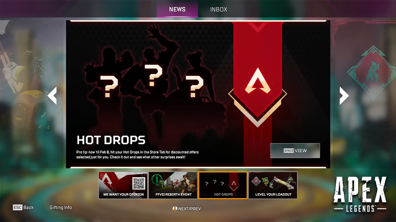 New hot drop personalised shop in Apex Legends breakdown