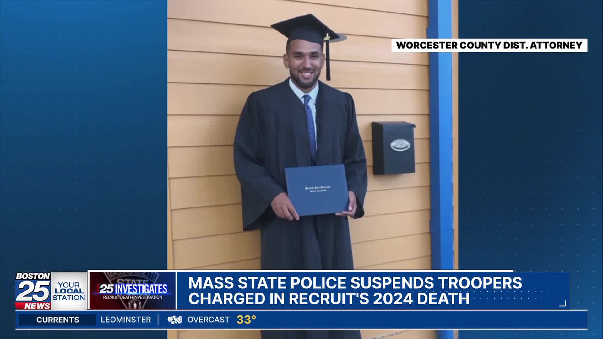 Mass. troopers charged in recruit’s death suspended with pay