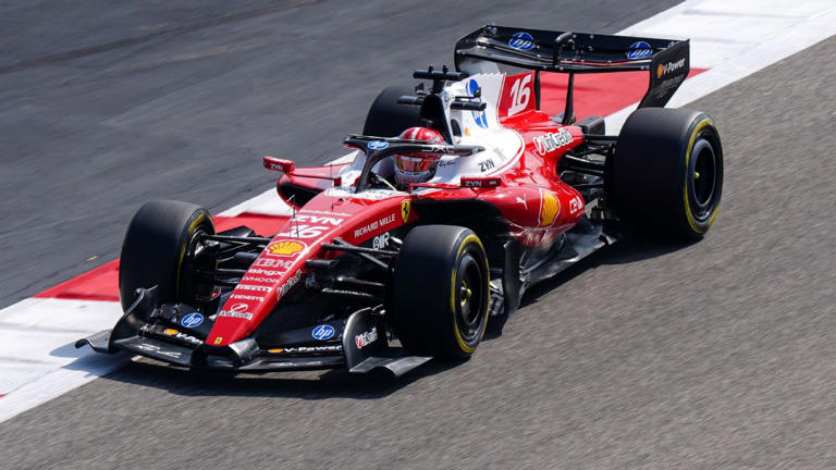 F1 testing: Charles Leclerc fastest, Mercedes cause stoppage, Aston ...