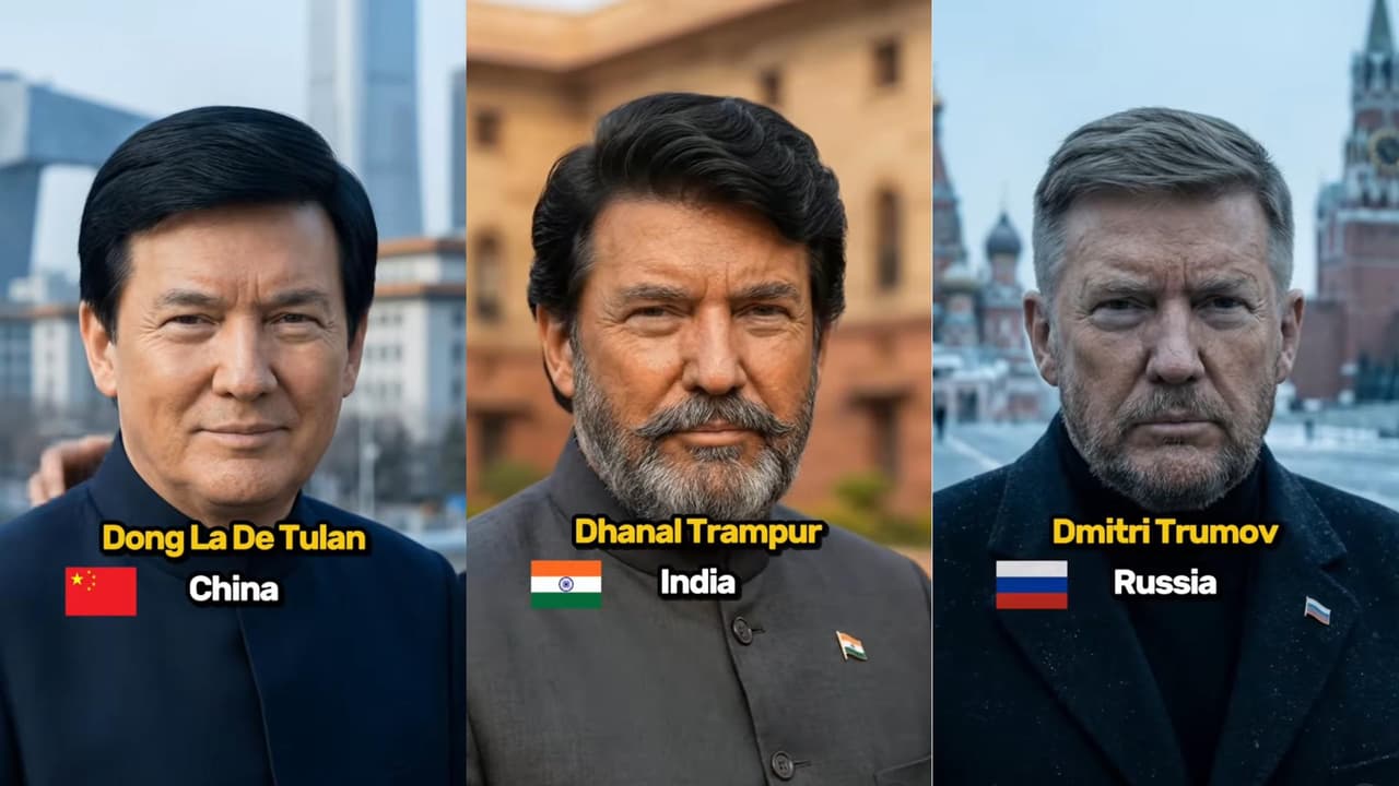 Watch: AI-generated Trump avatars across countries go viral, internet ...