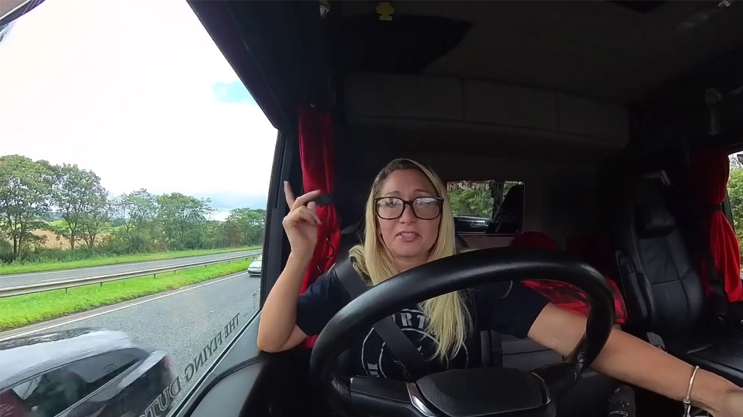 A day in the life of a long distance trucker