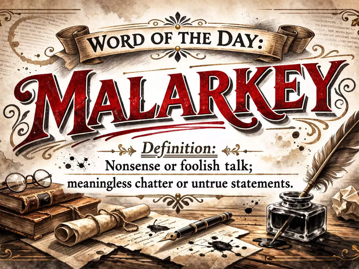 Word of the day: Malarkey