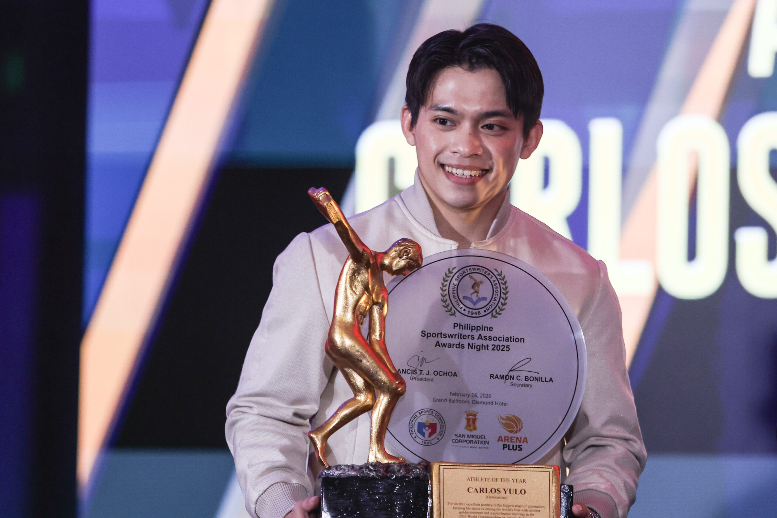 Carlos Yulo encouraged by growing Team Philippines roster
