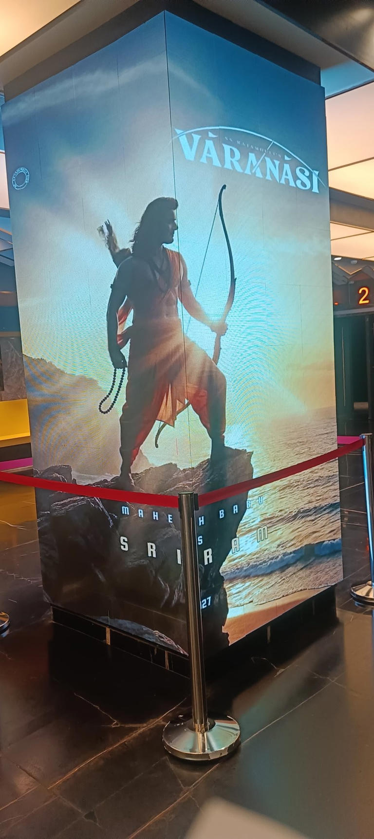 Mahesh Babu's Lord Ram look from Varanasi out? Theatre hoarding goes viral