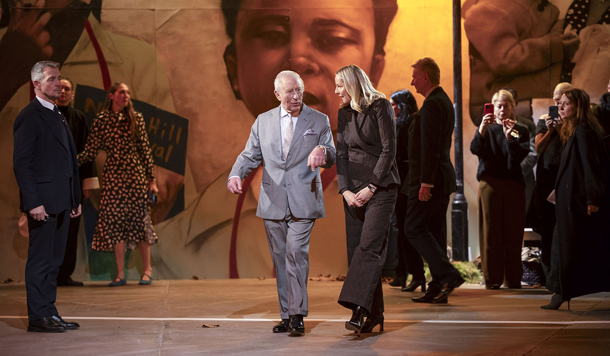 King Charles makes surprise appearance at London Fashion Week after ...