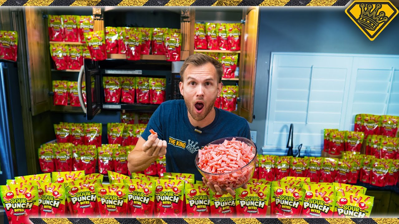 Can you melt 30,000 Sour Punch Bites into one?