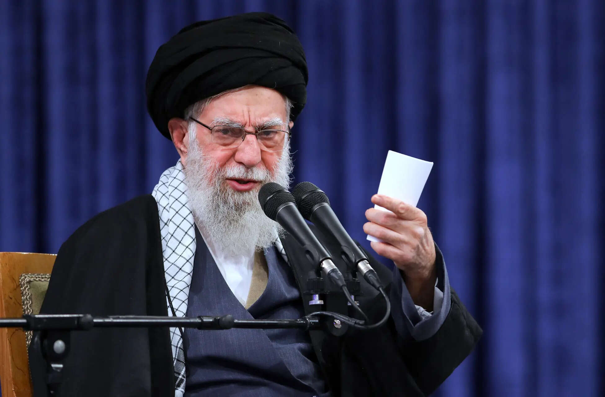 Iranian supreme leader Khamenei, implacable foe of the US