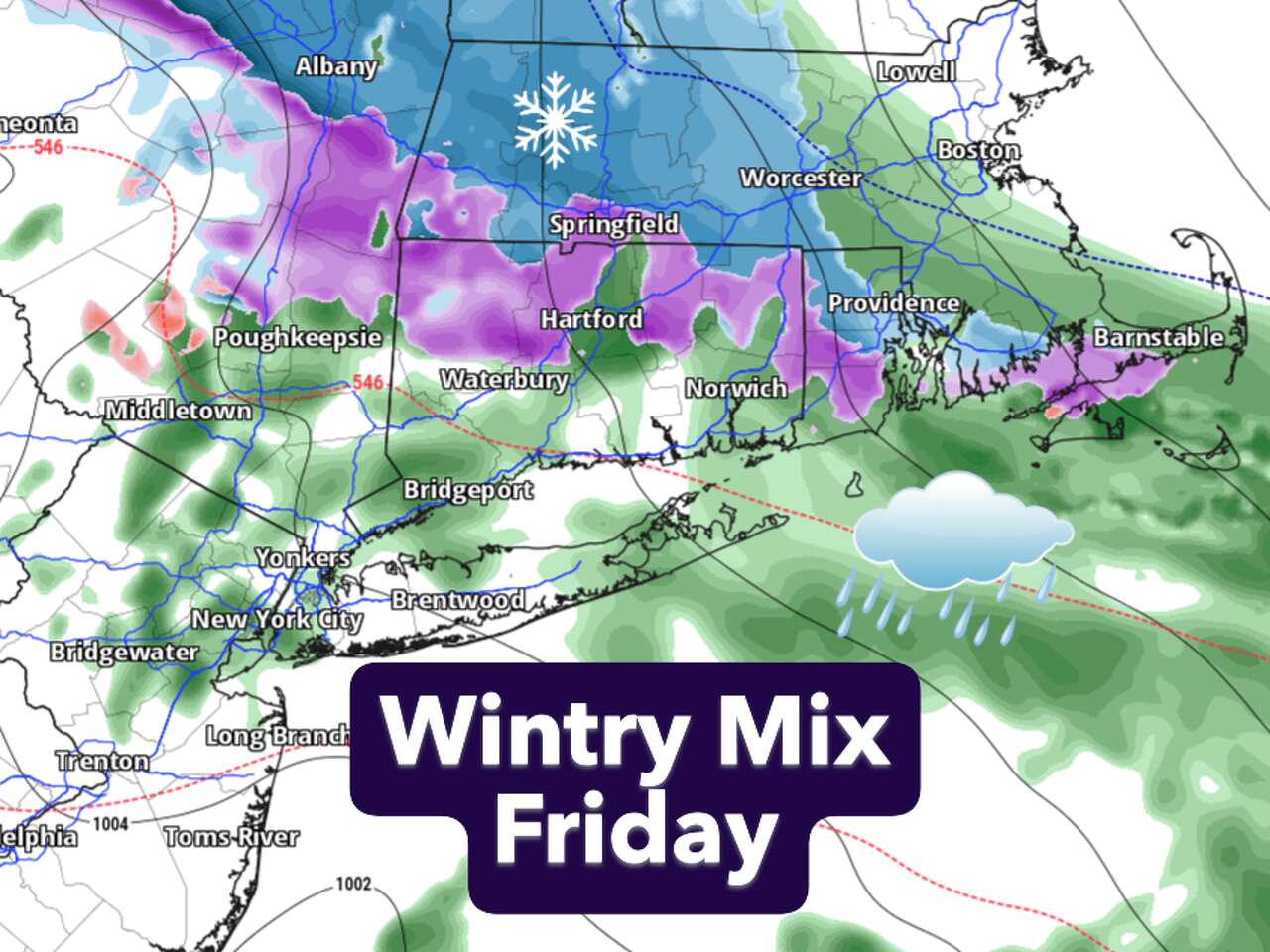 Wintry mix Friday in Connecticut could lead to messy roads. Here's how ...