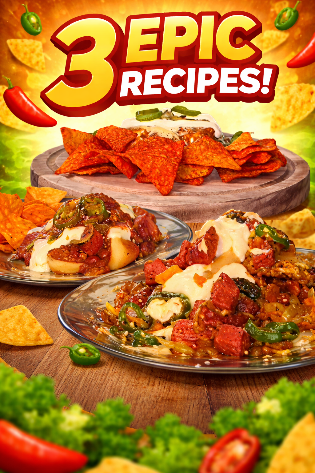 3 Easy Chili Cheese Snack Recipe