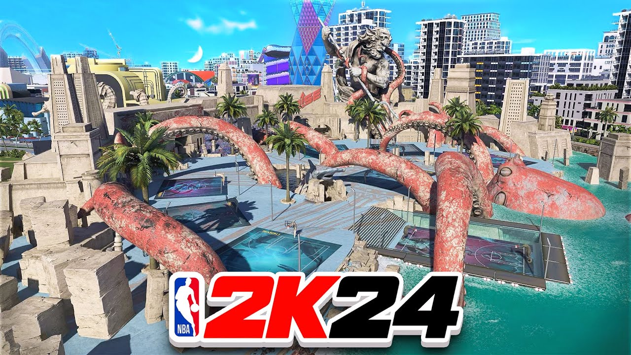 Official NBA 2K24 city revealed! *New* parks, MyCareer & Rec Center ...