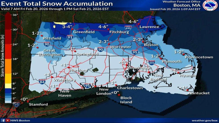 Latest forecast for weekend storm has shifted. What RI need to know ...