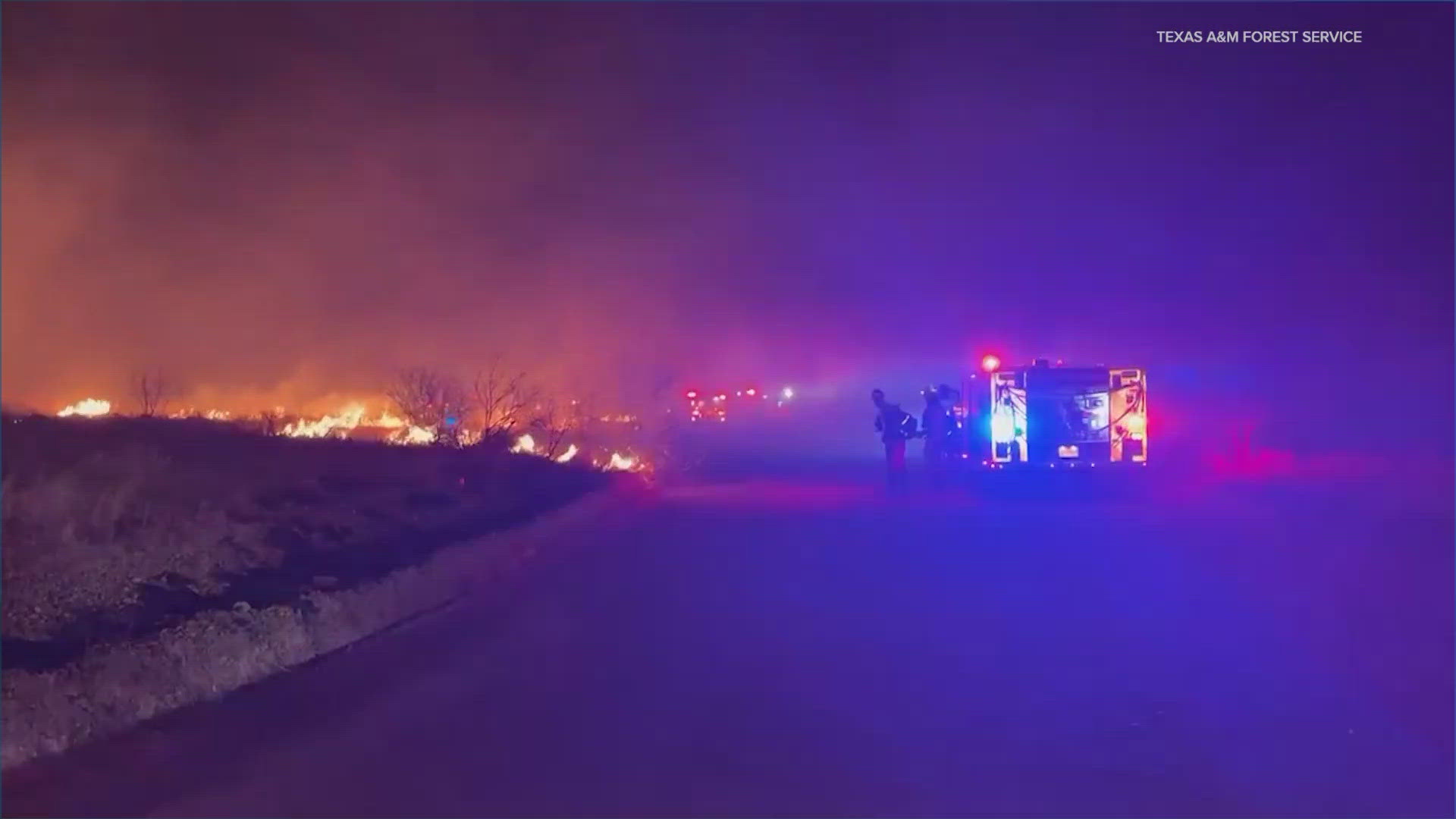 Evacuation orders issued in 2 Texas counties as wildfires burn in Panhandle