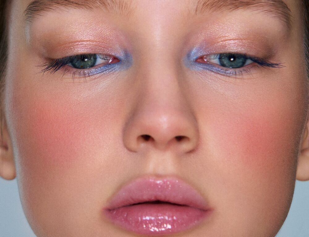 Into the blue: Denim-coded make-up is the fashion week trend to try now