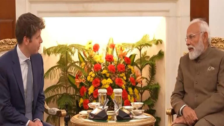 PM Modi holds bilateral talks with OpenAI CEO Sam Altman in New Delhi
