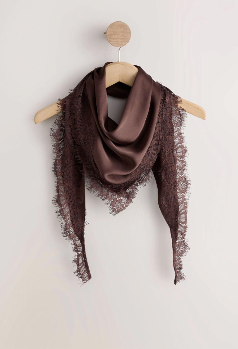 Lace triangle scarves are this season’s prettiest accessory - and Next ...
