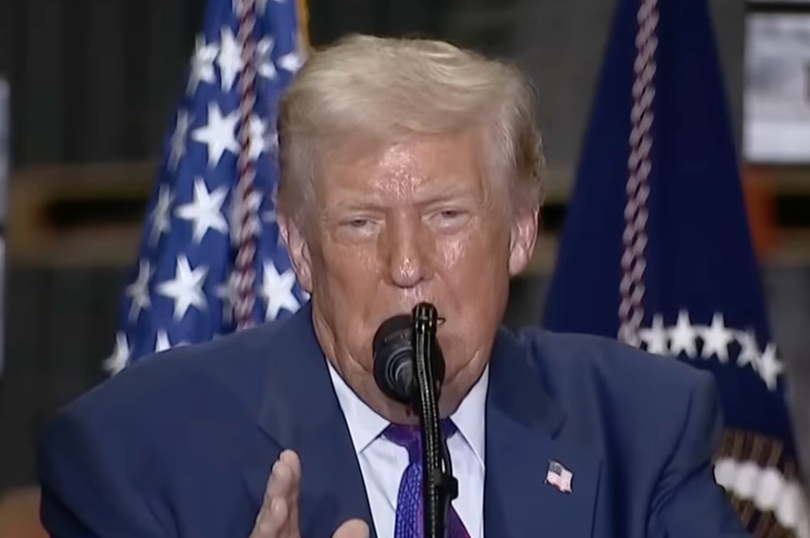 Donald Trump makes things awkward as he heaps praise on 'handsome ...