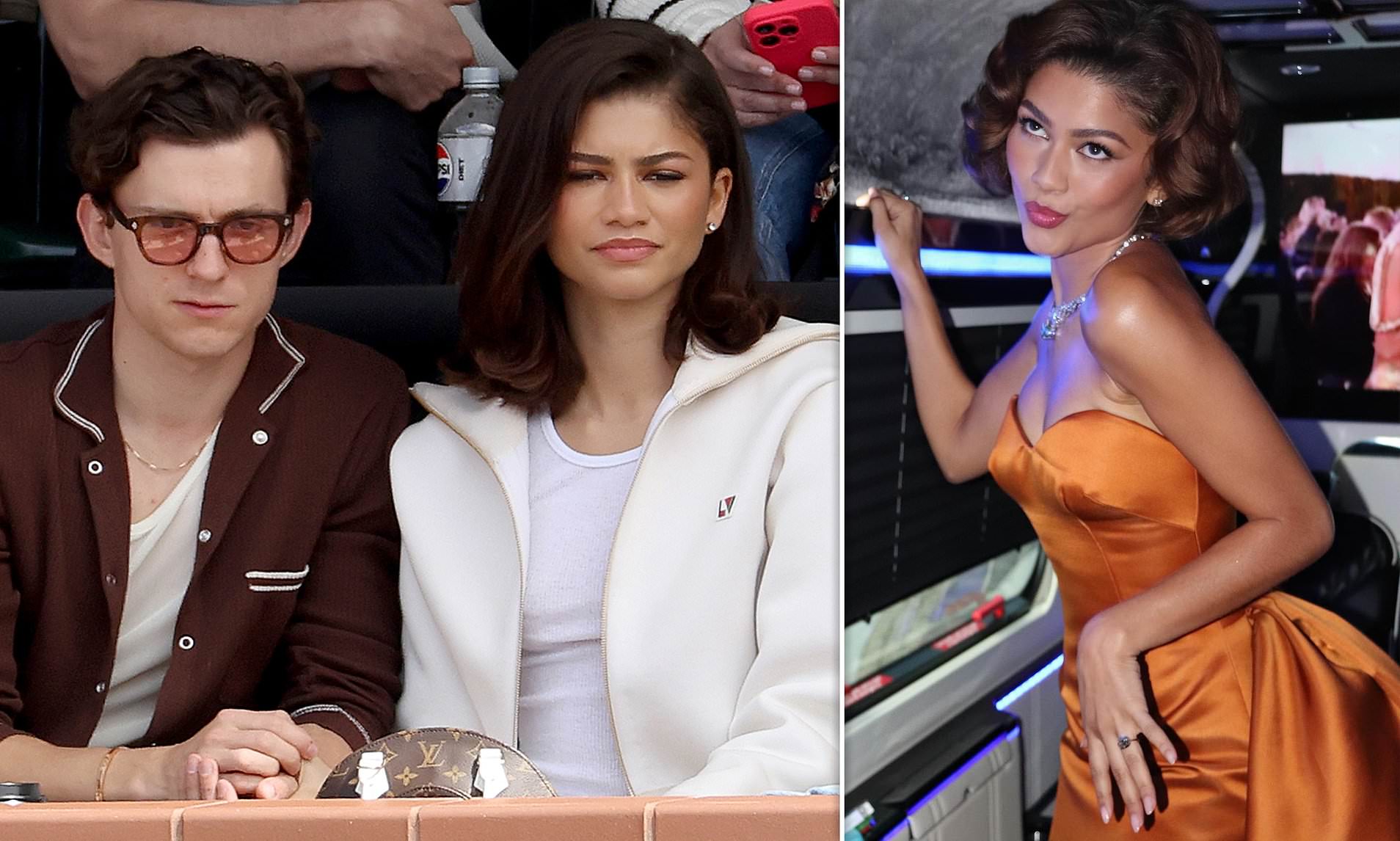 Zendaya appears to hint she's married Tom Holland as she flashes gold ...