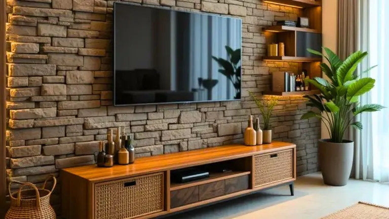 5 best custom designer TV units with multi-functional storage for ...