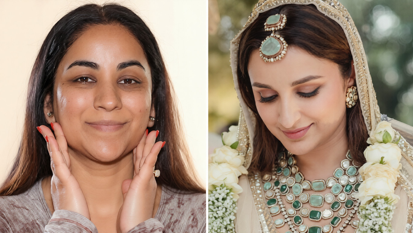 A clean glam bridal look anyone can master