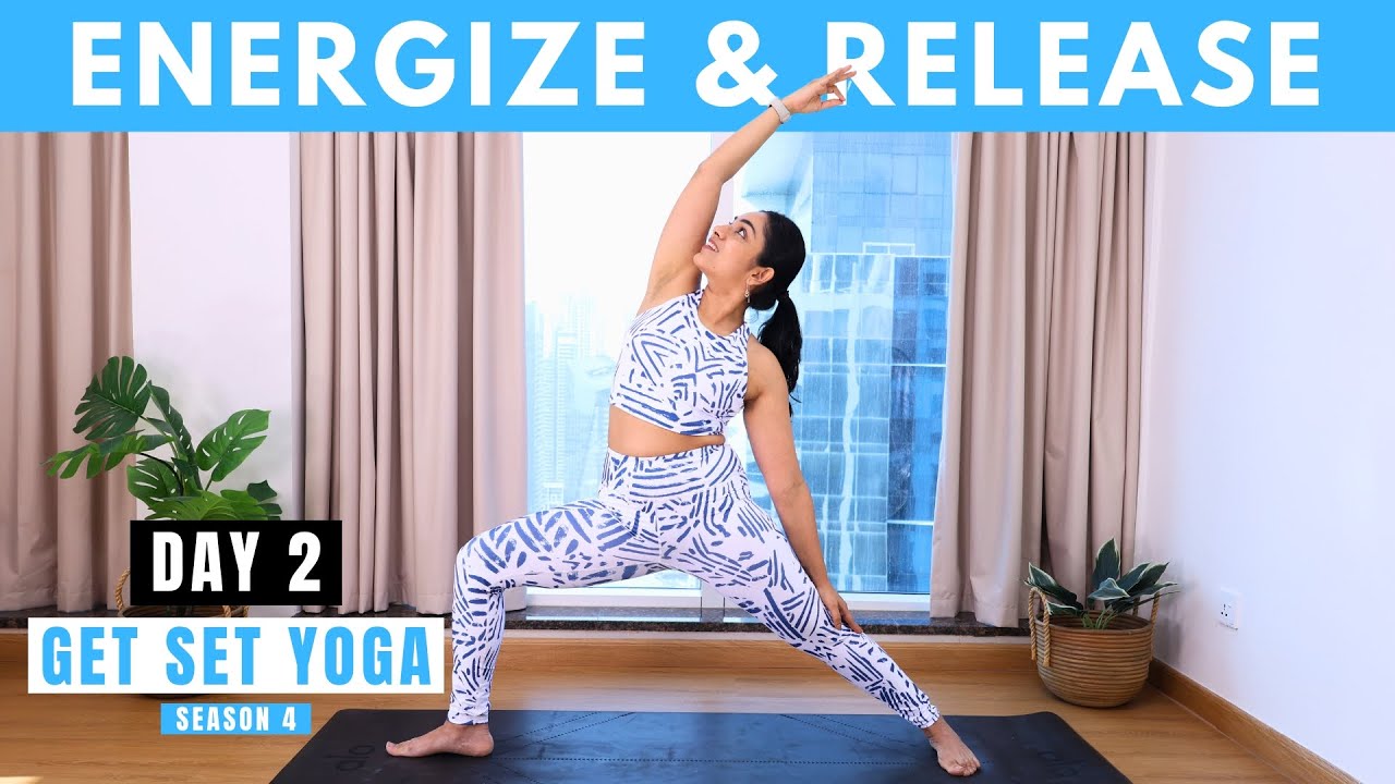 Day 2 energize and release | 30-minute full body energizing yoga flow ...