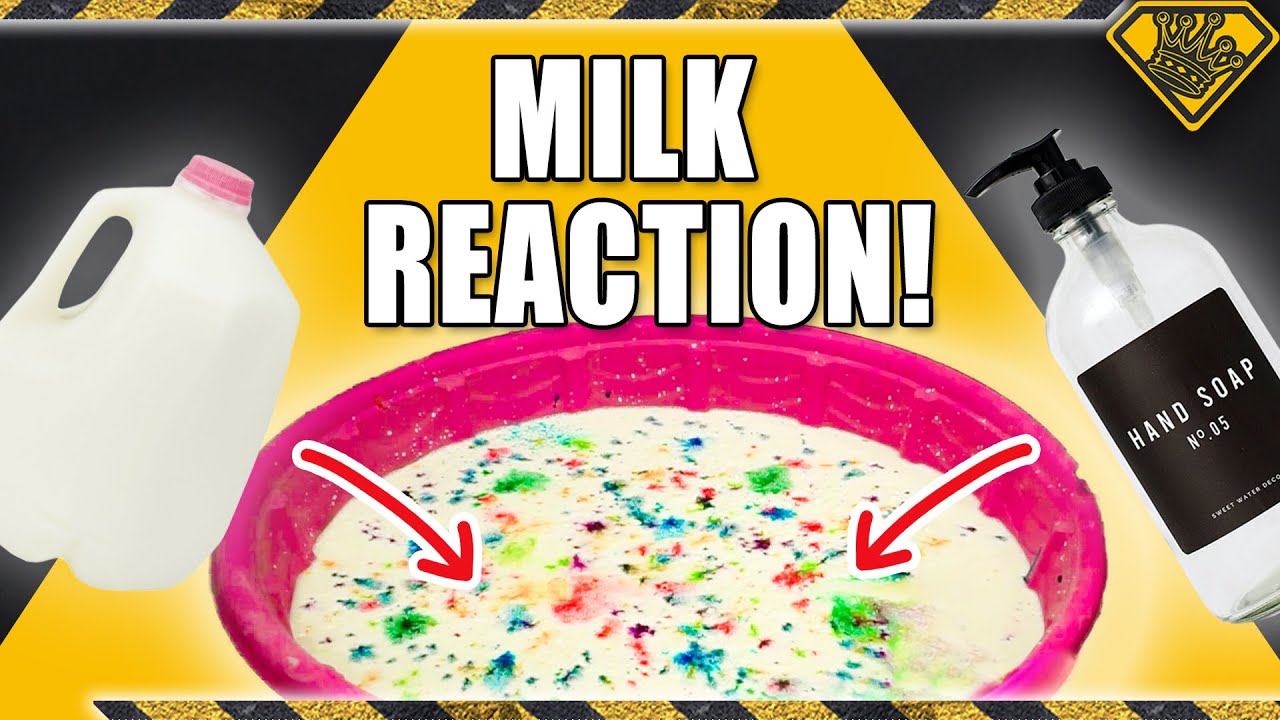 Pool-sized magic milk experiment