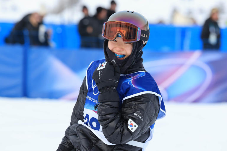 Snowboard bronze Yu Seung-eun: 'No talent, just hard work'