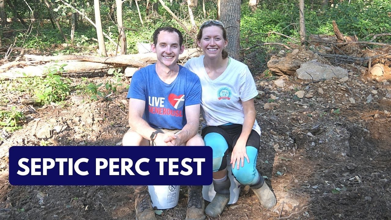 Begin septic perc testing on a new rural property site