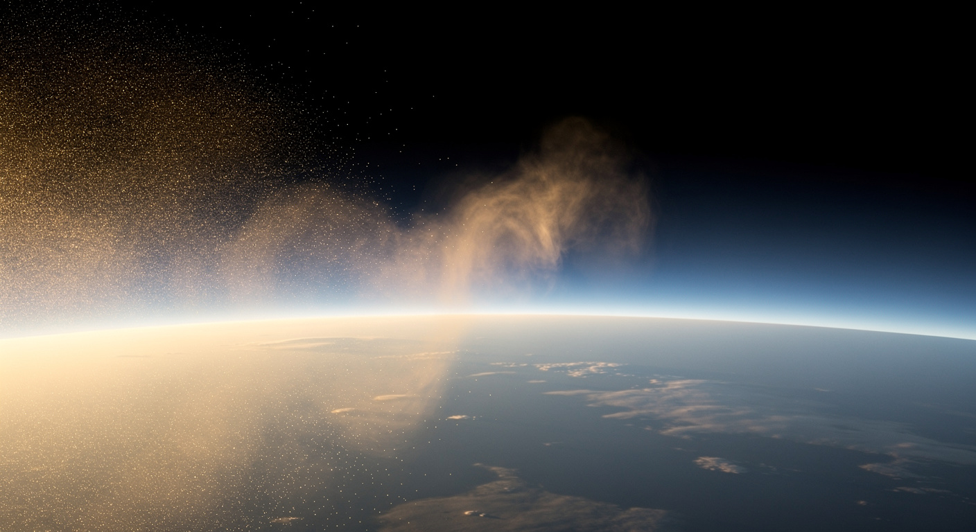 Pollution spatiale : une fusée SpaceX laisse une trace inédite dans le ...