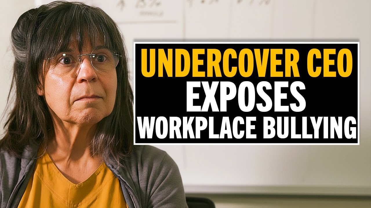 Undercover CEO witnesses a new employee being bullied at work