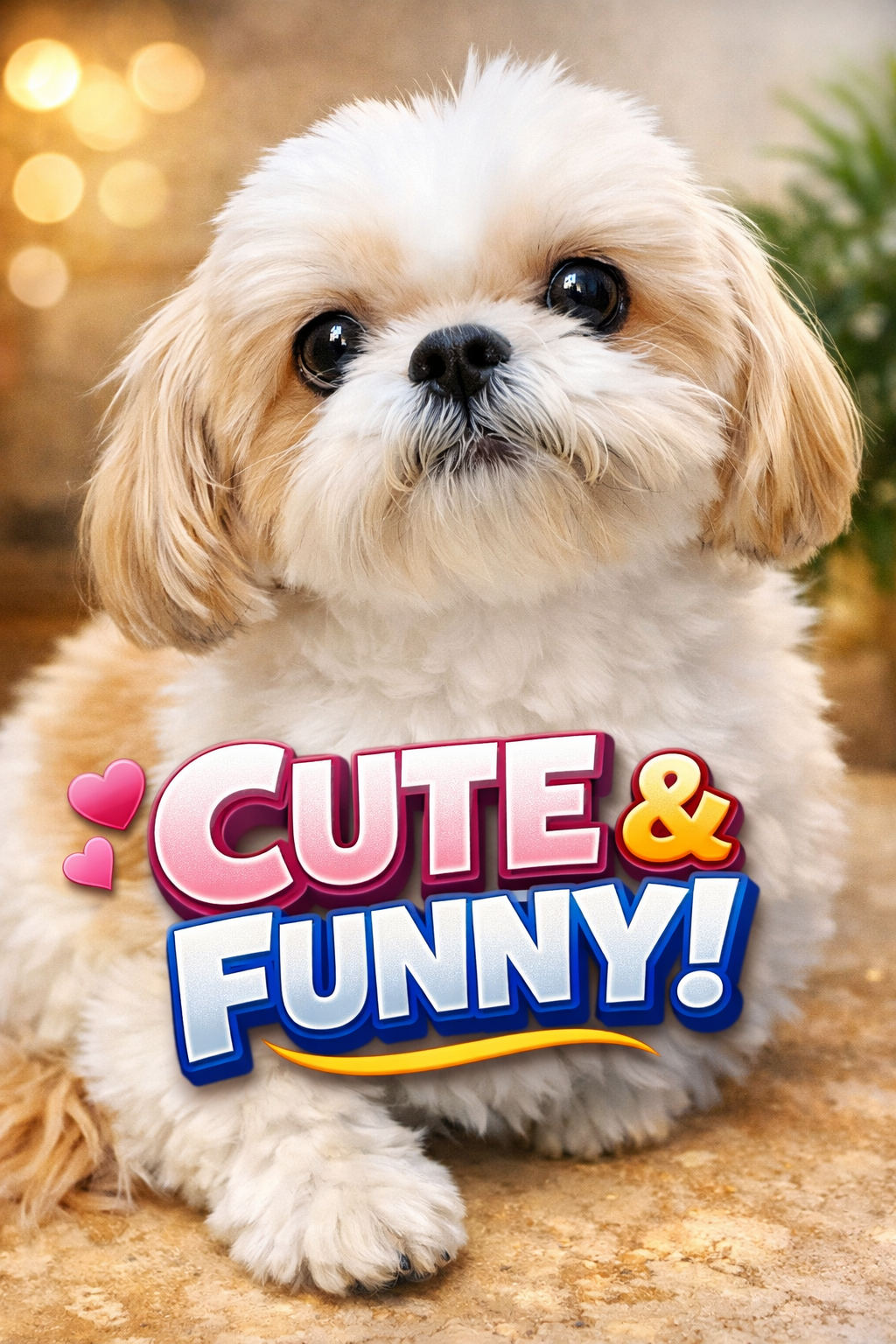 Stella the Shih Tzu doing what she does best