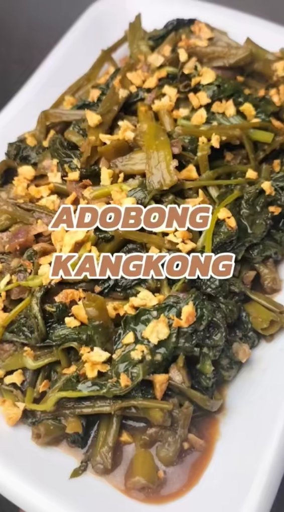 Adobong kangkong AKA apan apan authentic Filipino recipe