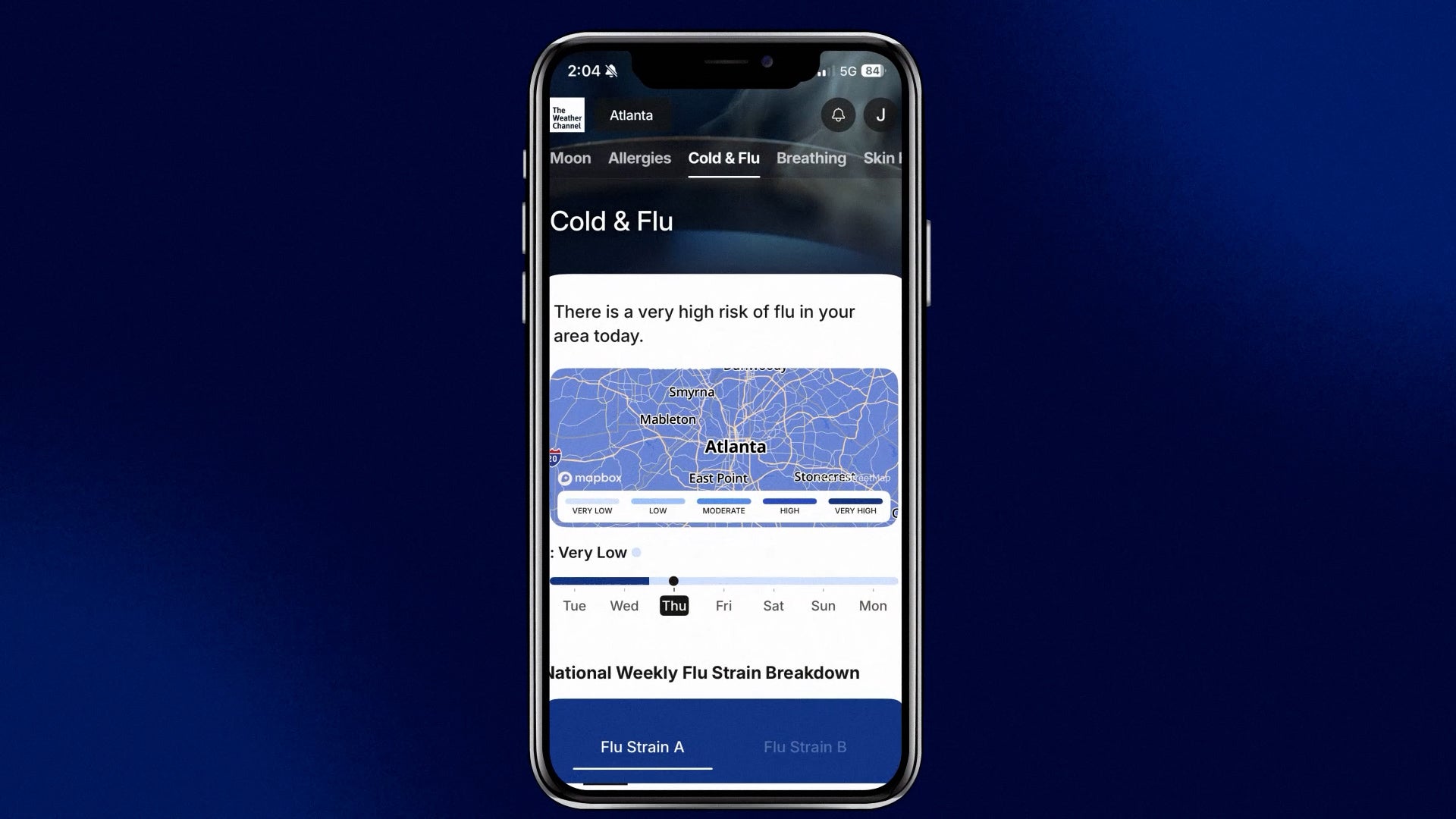 Your daily flu risk isn't random — it's forecasted
