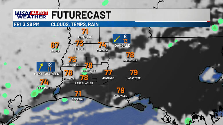 First alert forecast: Warm with a few showers today, much cooler temps ...