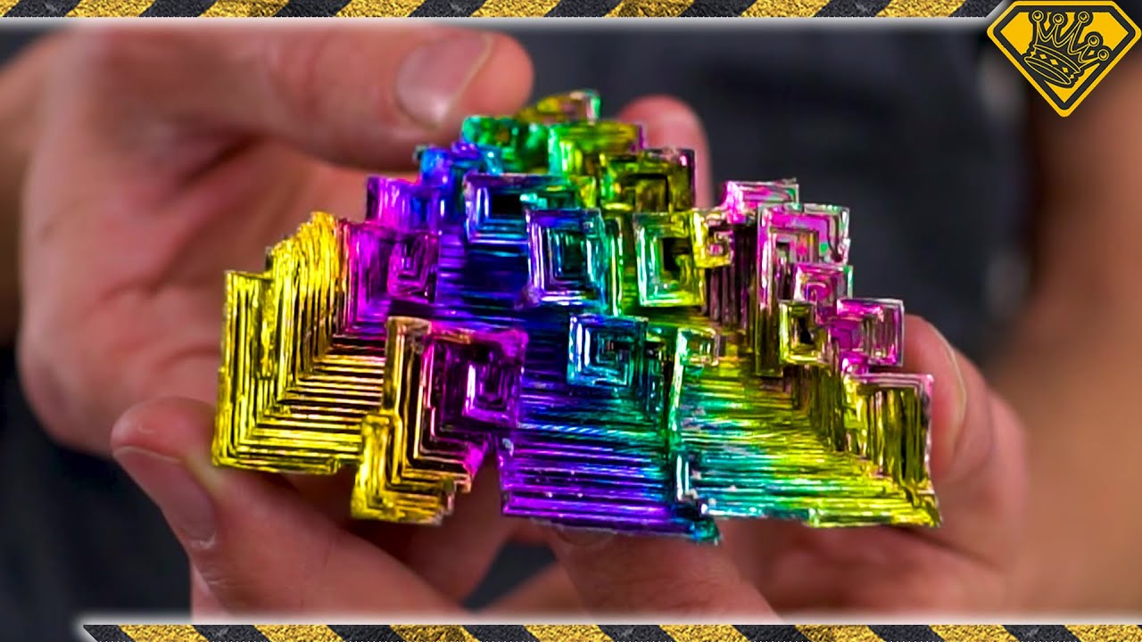 What bismuth is and how it grows colorful metal crystals