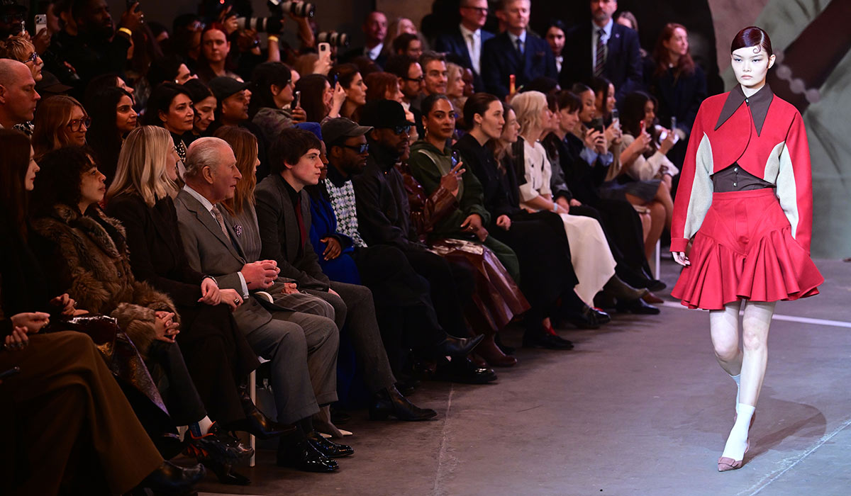 King Charles makes surprise appearance at London Fashion Week after ...