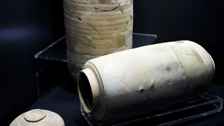 Emergency excavations along Normandy's coast uncovered a sealed clay ...
