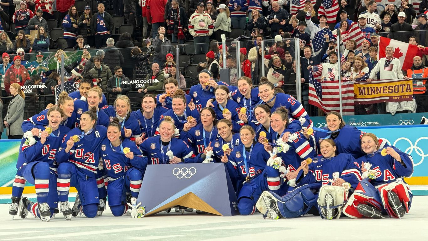 Thrilling women's hockey win delivers Minnesota's first gold of the ...