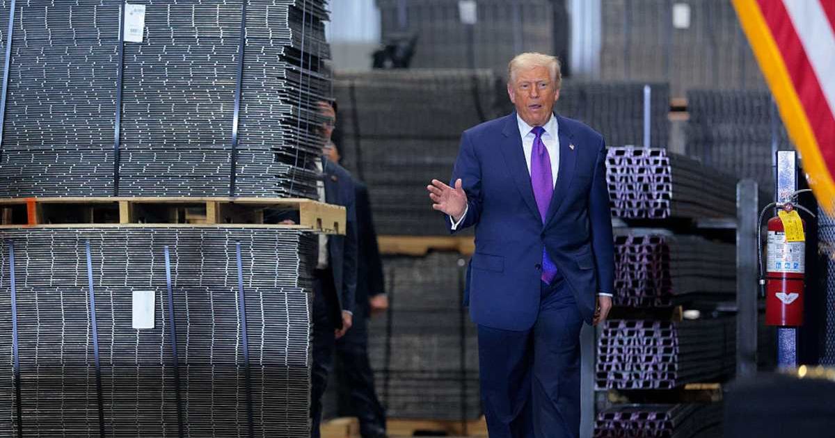 Trump credits steel output surge to having 'a president who put America ...