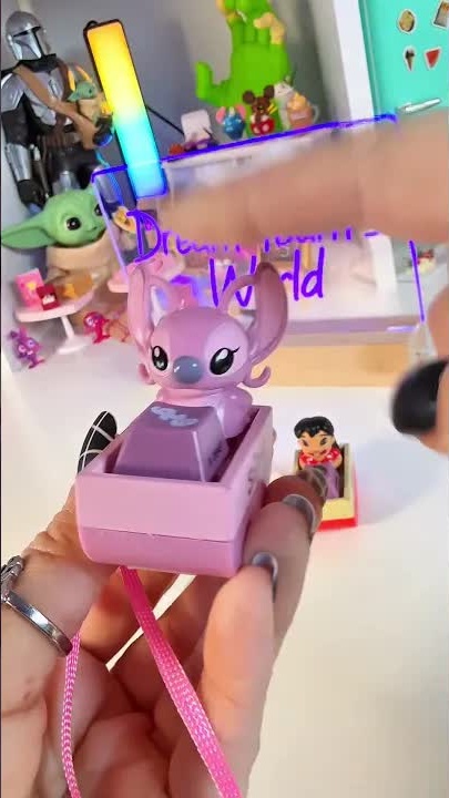Disney Stitch key snaps #disney #asmr #stitch #fidgets