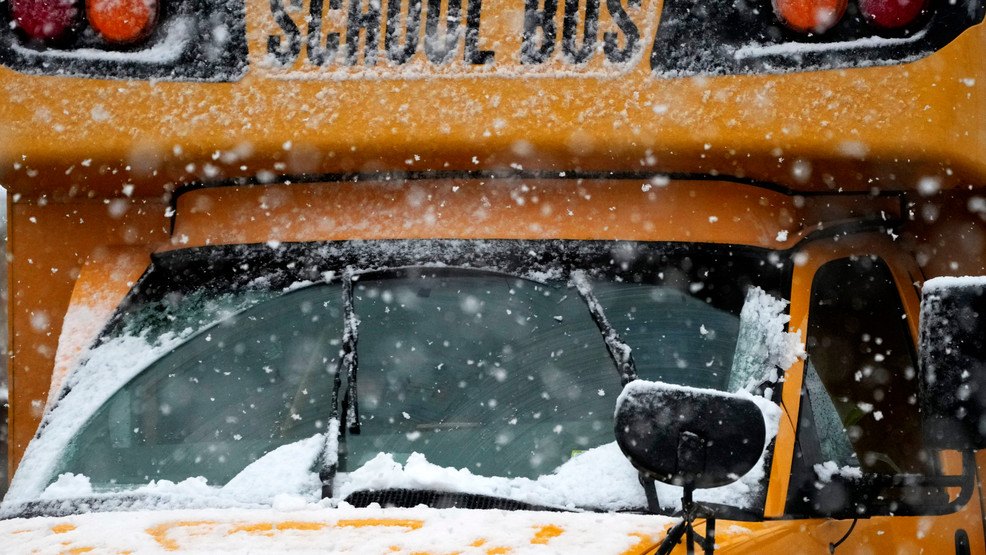 Winter weather delays state offices, Storey County schools