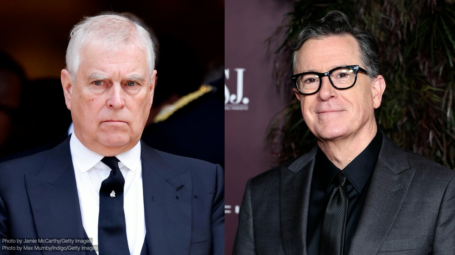 Stephen Colbert celebrates former Prince Andrew’s arrest