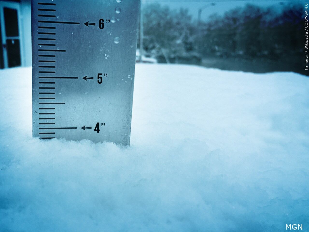 Snowfall totals: March 15-16, 2026