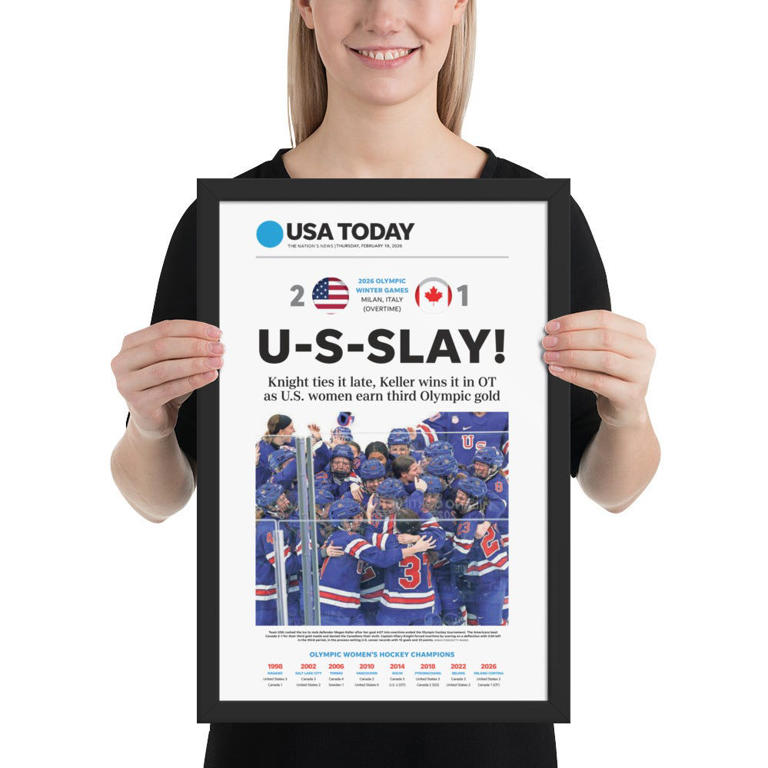Team USA hockey's commemorative 'Red, White & Gold' book just dropped