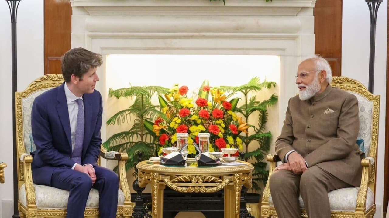 Sam Altman lauds India's AI energy after 'great' meeting with PM Modi