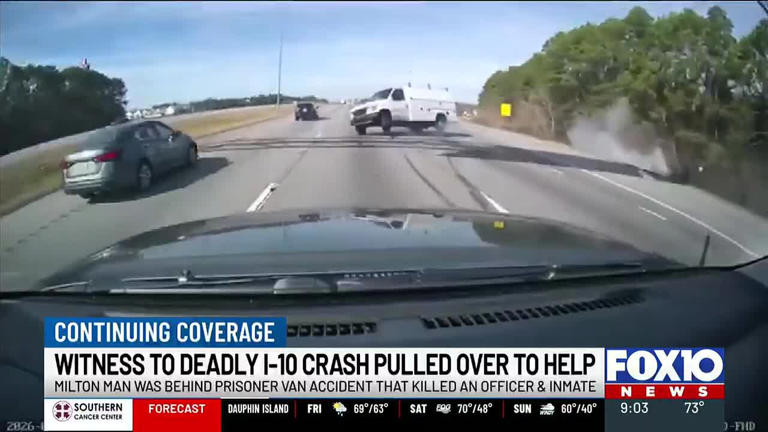 ‘The sound was horrible’: Dashcam witness speaks out about deadly ...