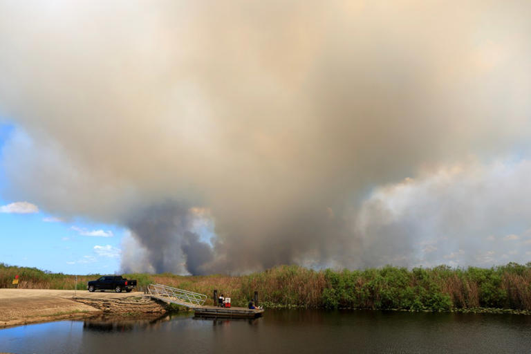 Florida map shows where wildfires are exploding