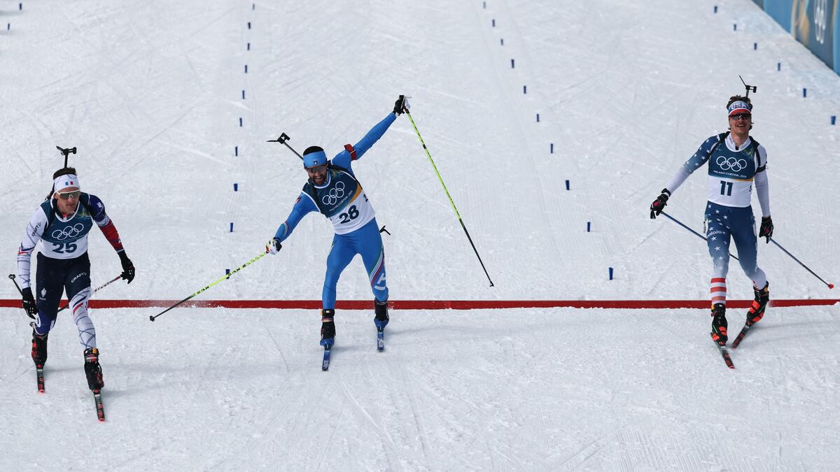 JO 2026, biathlon : le Français Fabien Claude remporte le sprint ...