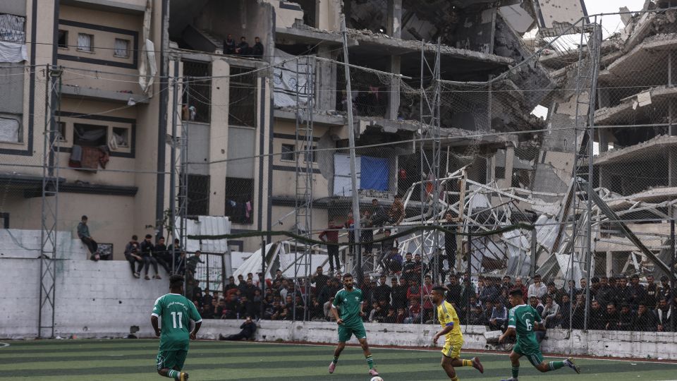 Gaza is playing soccer again