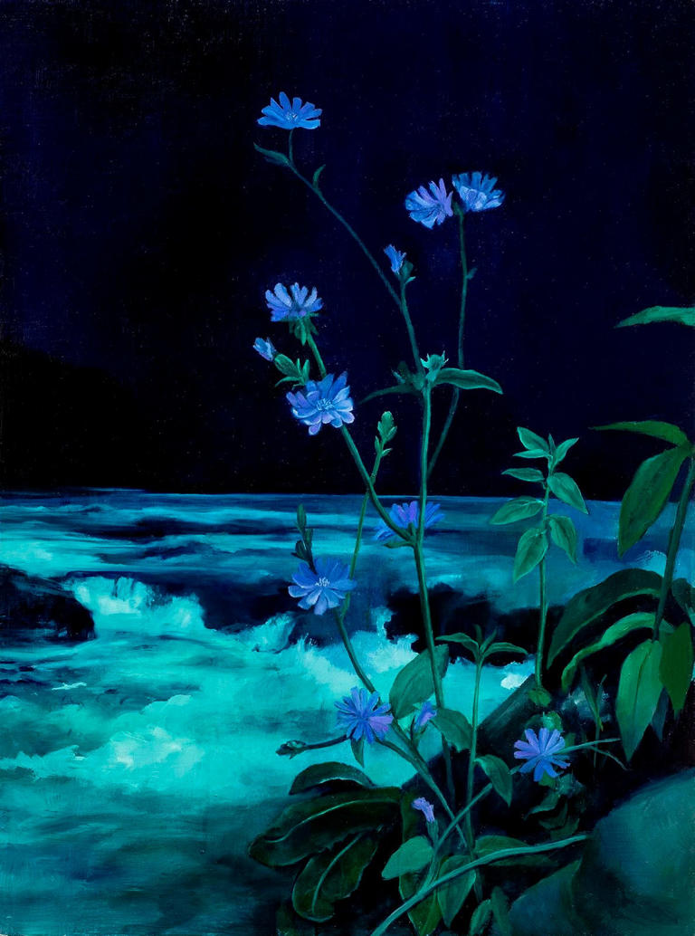 Detroit artist Marceline Mason explores night landscapes in Ferndale