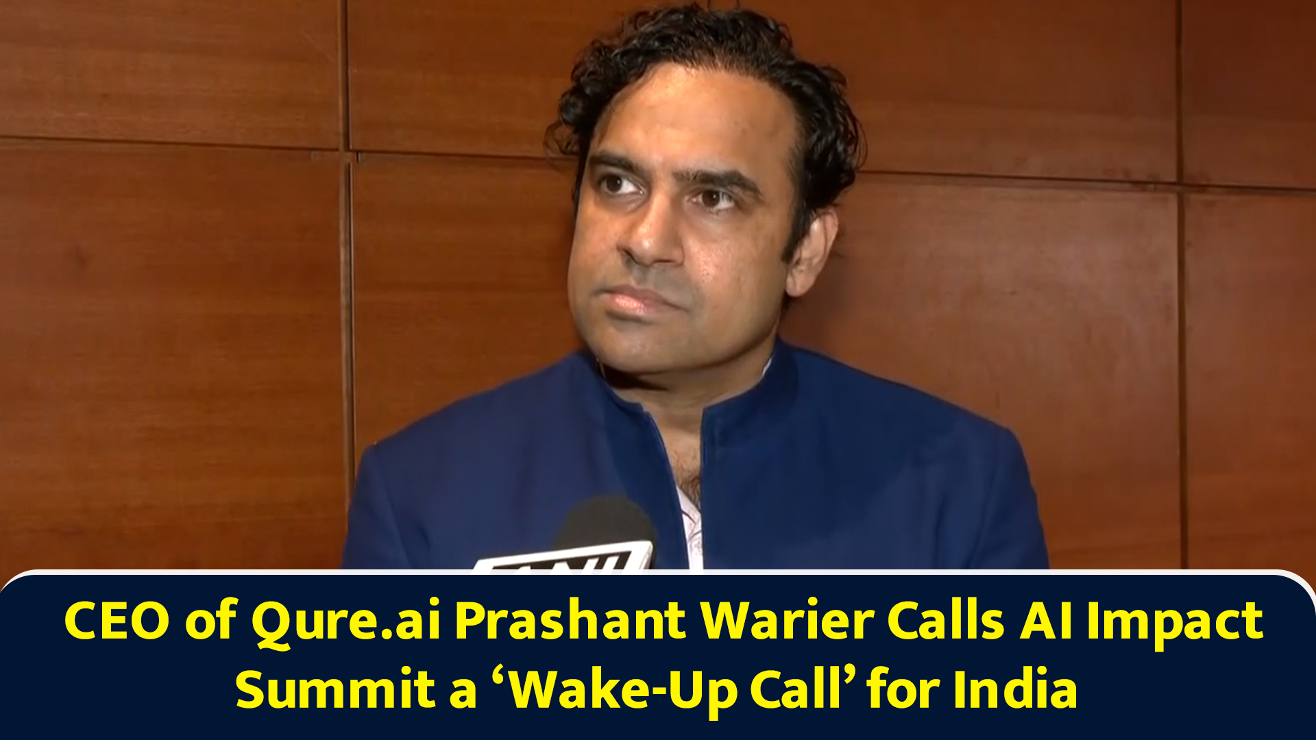 CEO of Qure.ai Prashant Warier calls AI Impact Summit a 'wake-up call ...